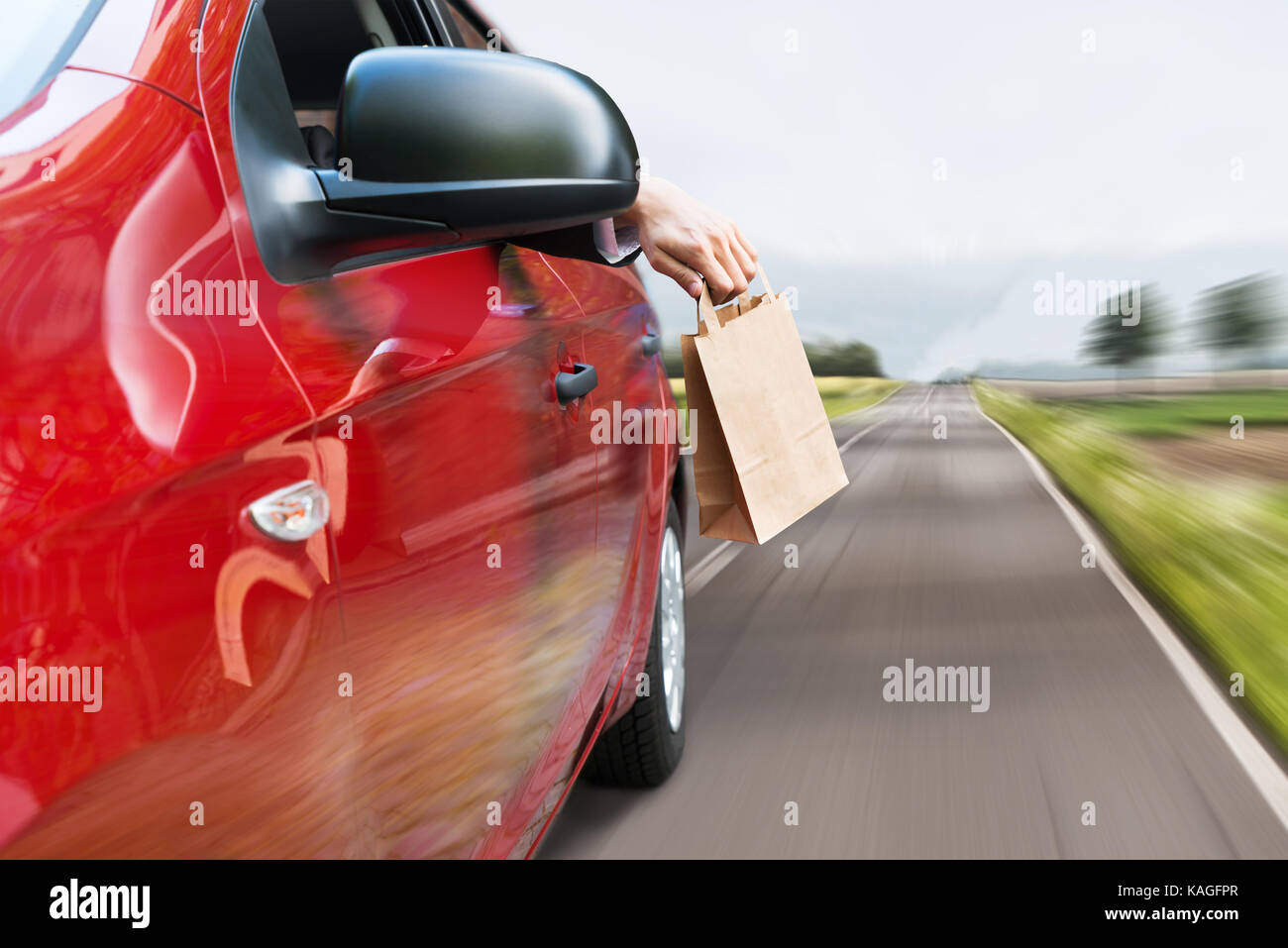 Man throwing out trash hi-res stock photography and images - Alamy