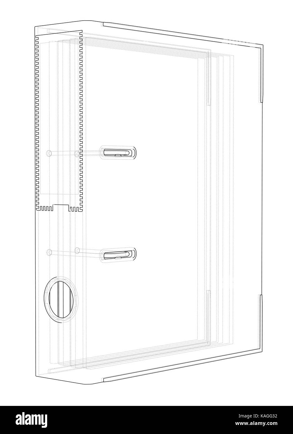 Document folder sketch. Vector Stock Vector Image & Art - Alamy