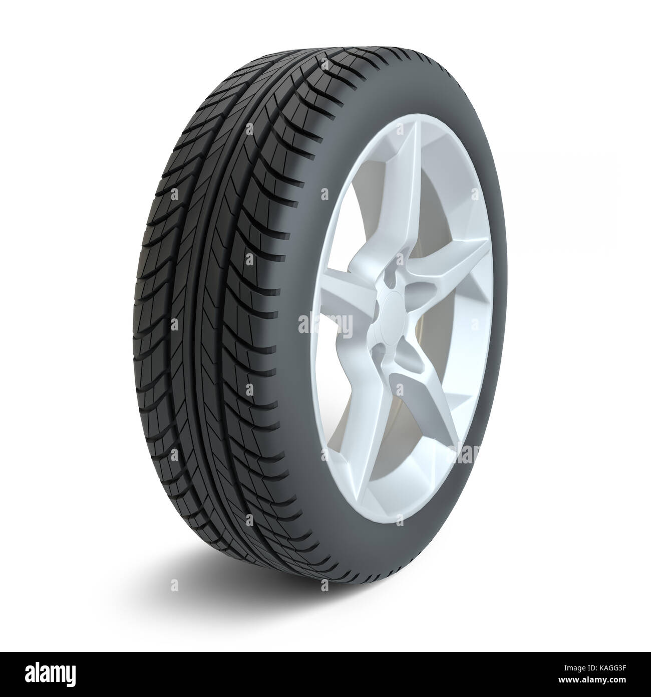 Car wheel isolated Stock Photo - Alamy