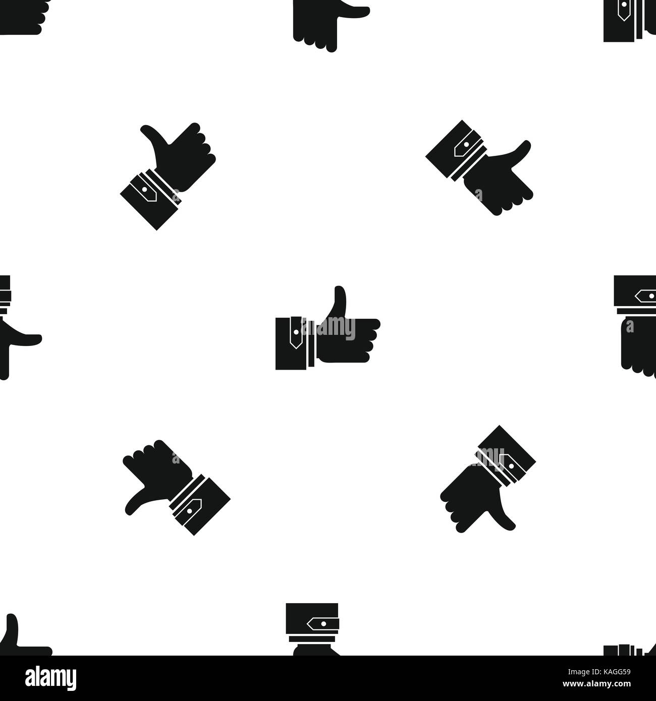Thumbs up pattern seamless black Stock Vector Image & Art - Alamy