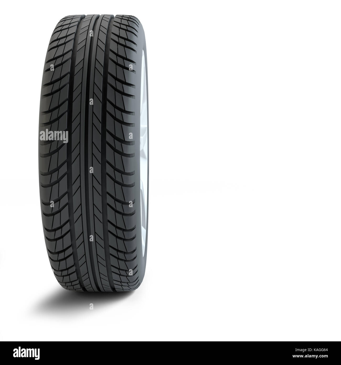 Car wheel isolated Stock Photo - Alamy