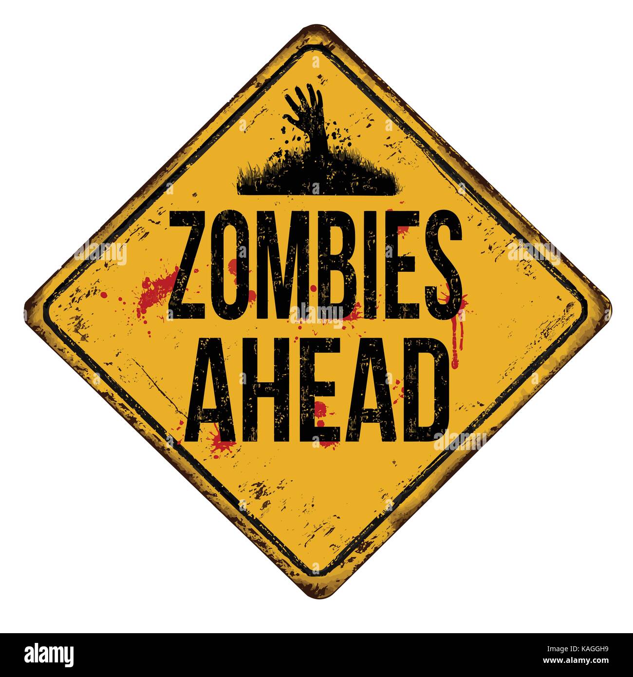 Zombie poster advertising Stock Vector Images - Alamy