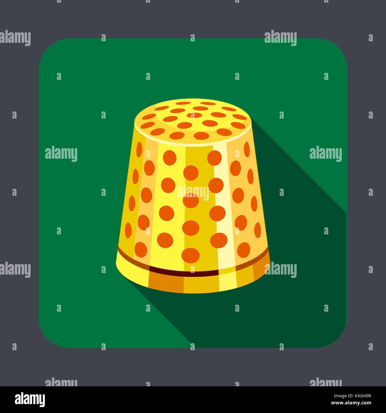 Thimble concept background, cartoon style Stock Vector Image & Art - Alamy