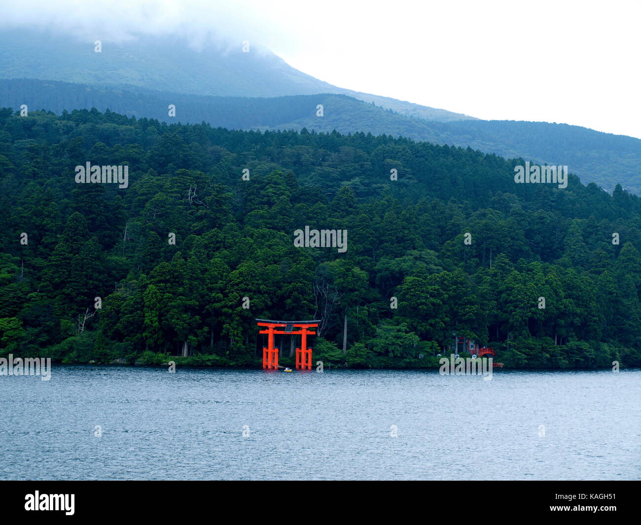 Ashi lake in Japan Stock Photo - Alamy