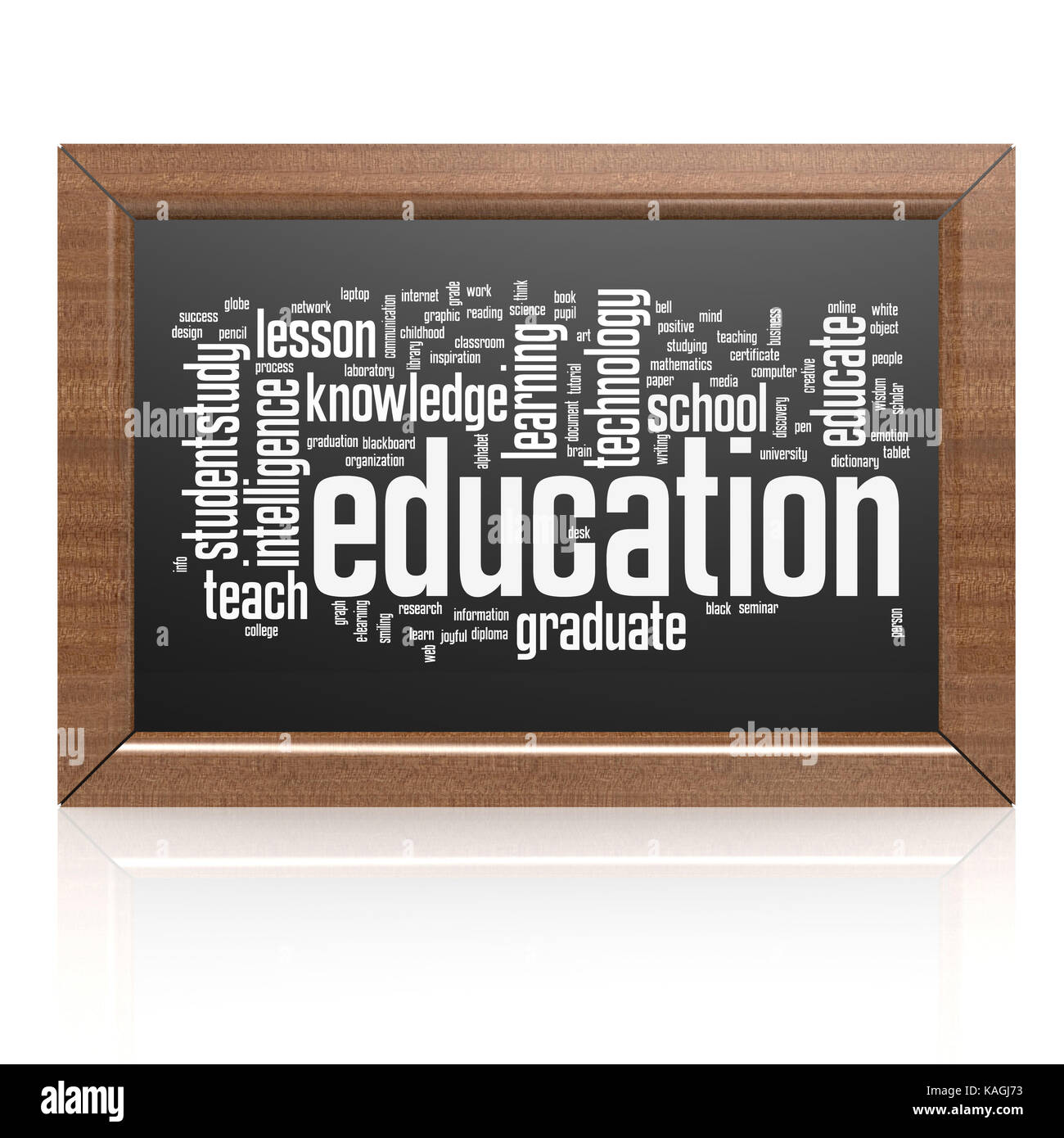 Education word on blackboard Stock Photo - Alamy