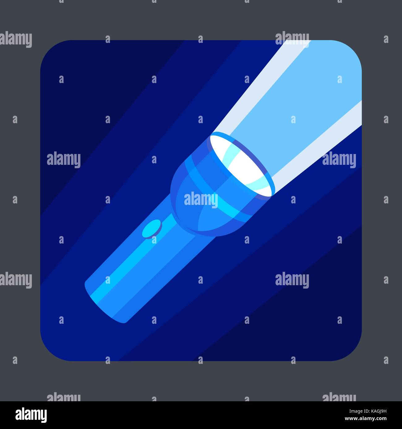 Flashlight concept background, cartoon style Stock Vector Image & Art ...