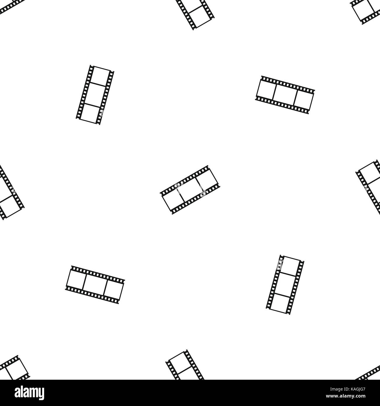 Film with frames pattern seamless black Stock Vector Image & Art - Alamy