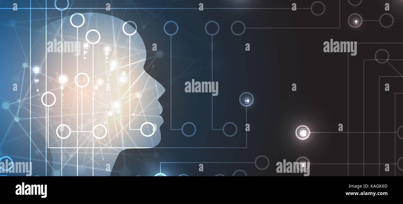 Abstract Artificial intelligence. Technology web background. Virtual ... Abstract Artificial intelligence. Technology web background. Virtual ...