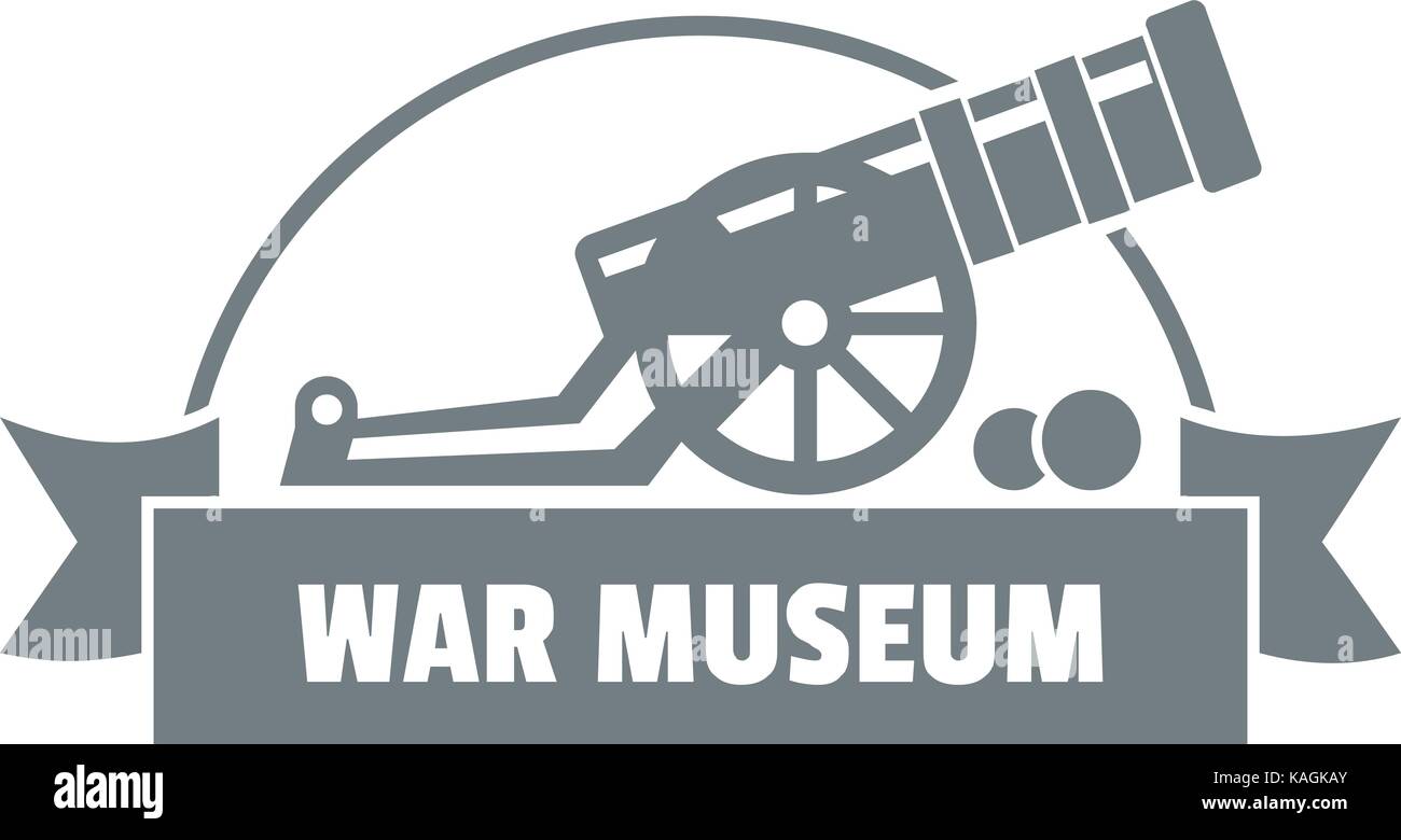 Cannon ball logo, simple gray style Stock Vector Image & Art - Alamy