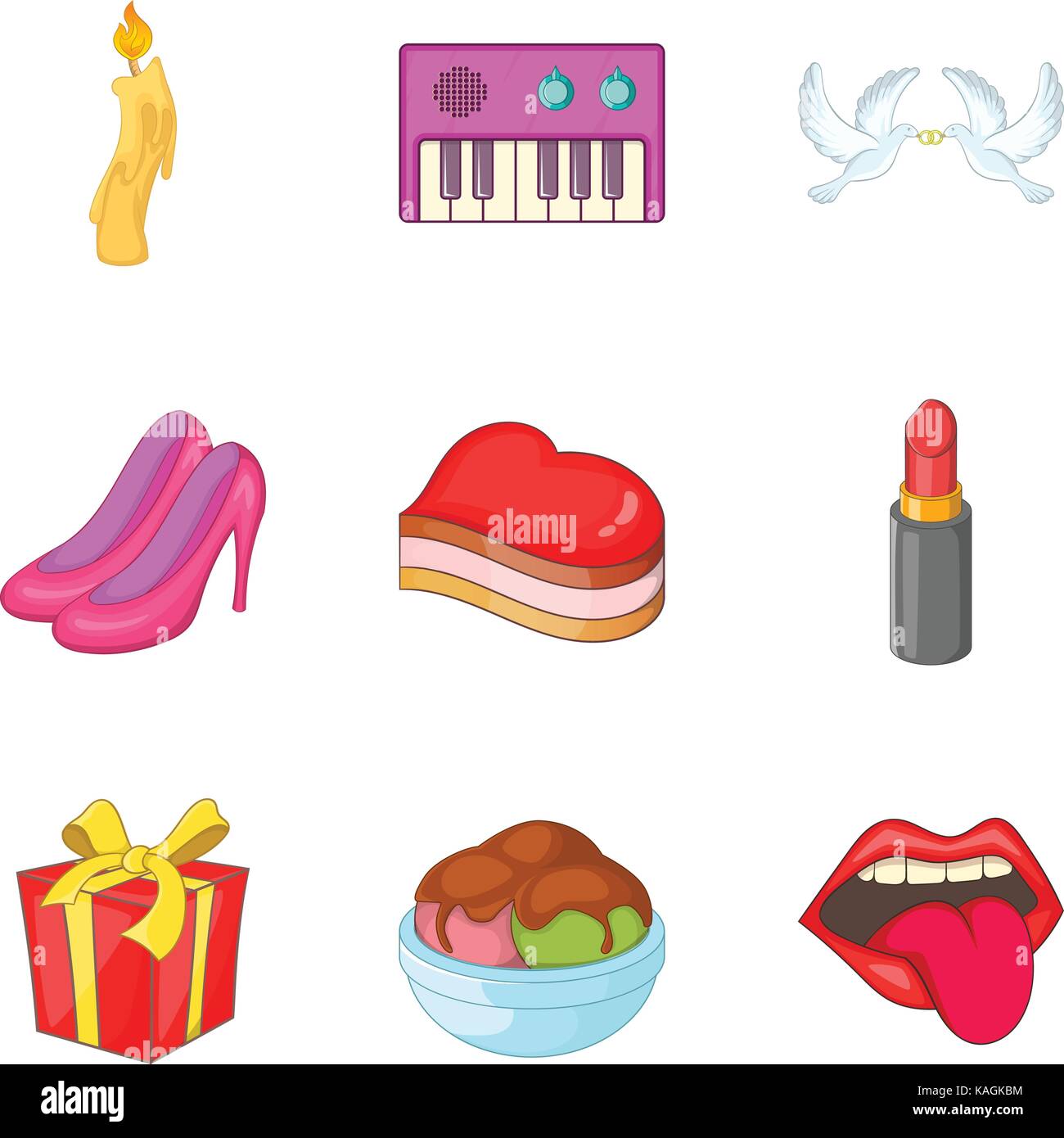 Event icons set, cartoon style Stock Vector Image & Art - Alamy