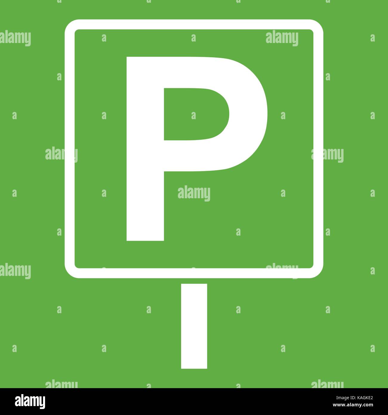 Car park signpost Stock Vector Images - Alamy