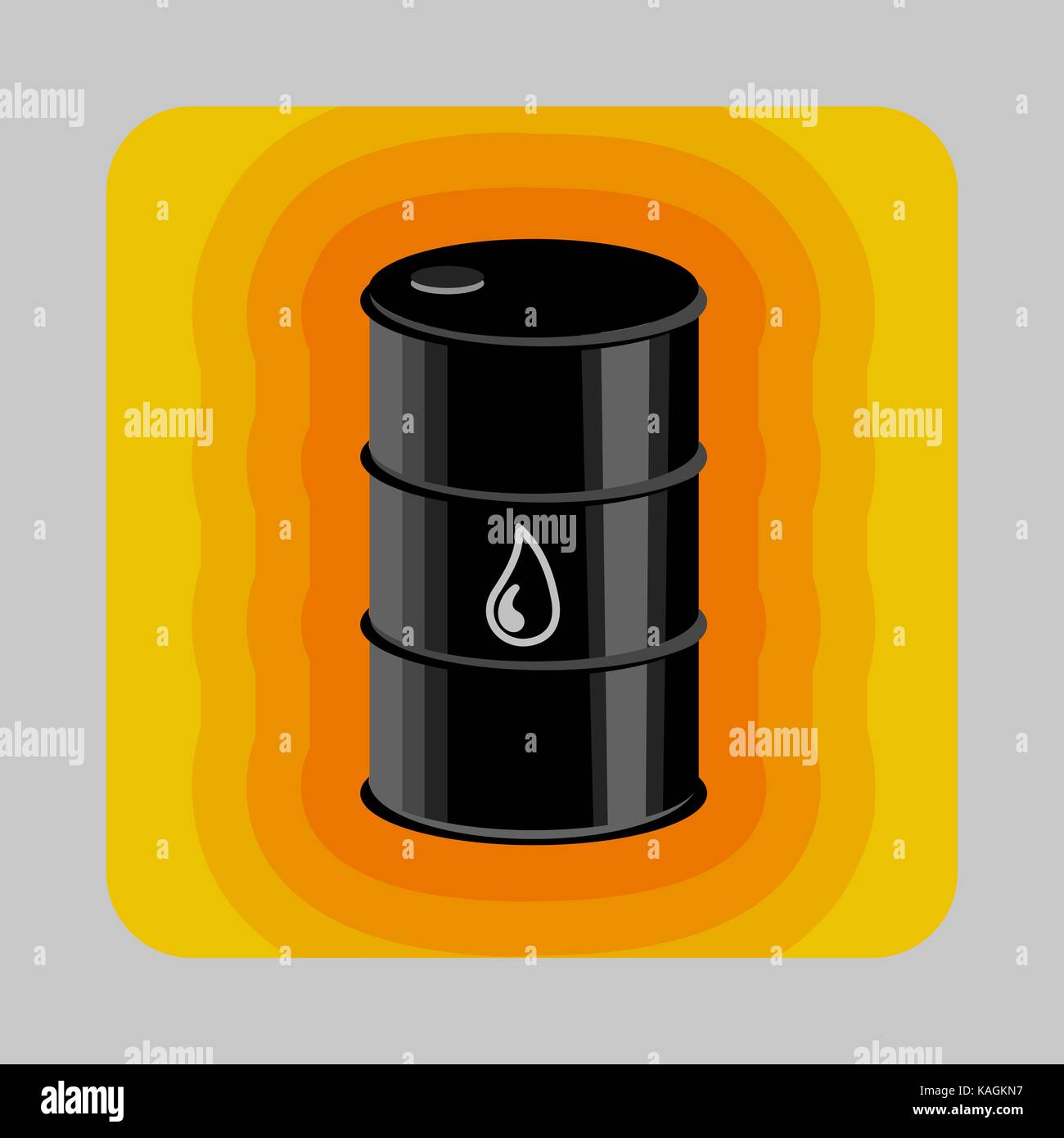 Petrol energy concept background, cartoon style Stock Vector Image ...
