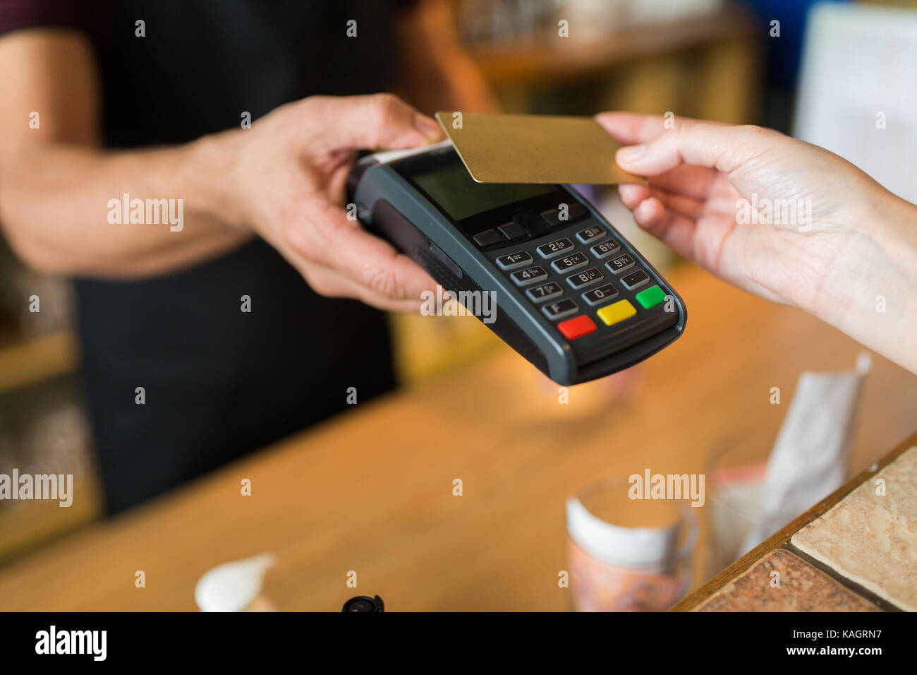 Credit card terminal hi-res stock photography and images - Alamy