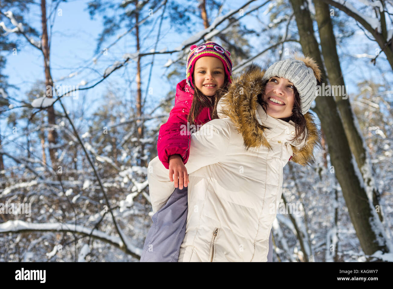 Happy daughter and mother Stock Photo - Alamy