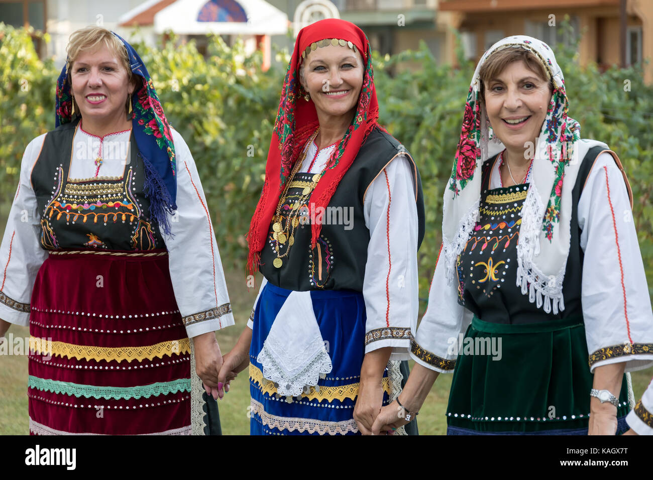 Group of people performing traditional greek dance hi-res stock ...