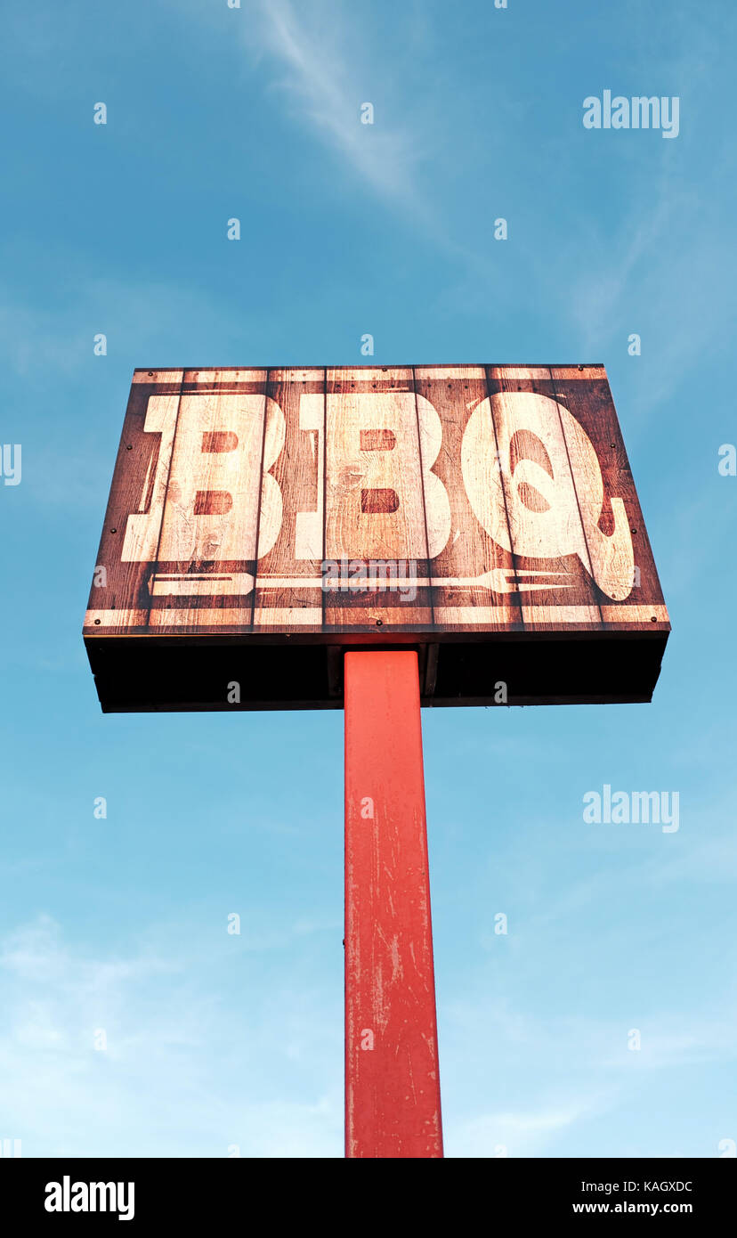 Large bbq sign hi-res stock photography and images - Alamy