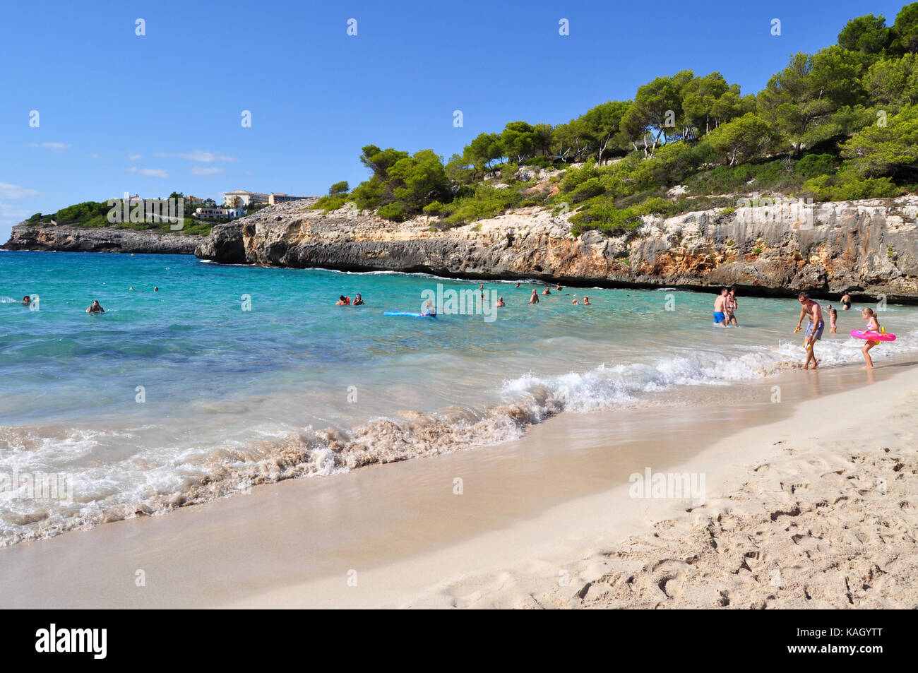 Cala Anguila on Mallorca Balearic island in Spain Stock Photo - Alamy