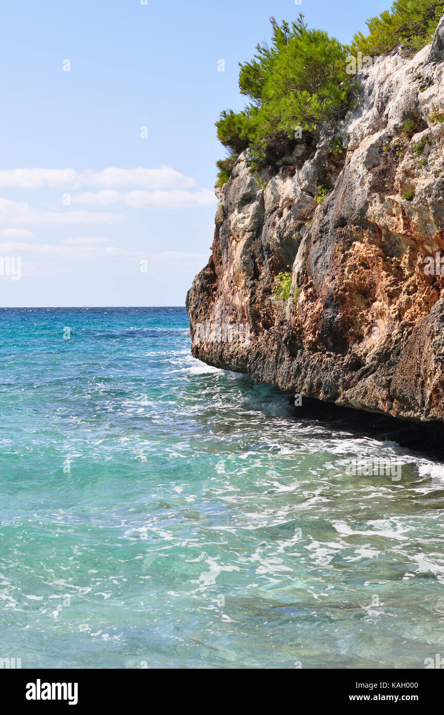 Cala Anguila on Mallorca Balearic island in Spain Stock Photo - Alamy