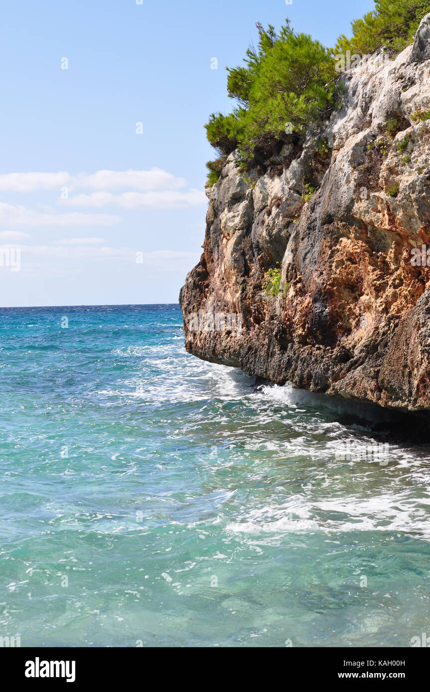 Cala Anguila on Mallorca Balearic island in Spain Stock Photo - Alamy