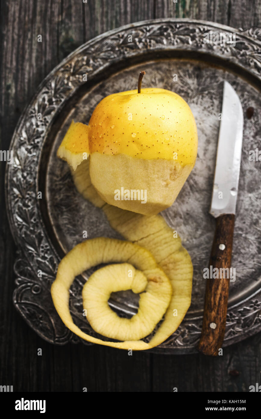 apple, top view Stock Photo - Alamy