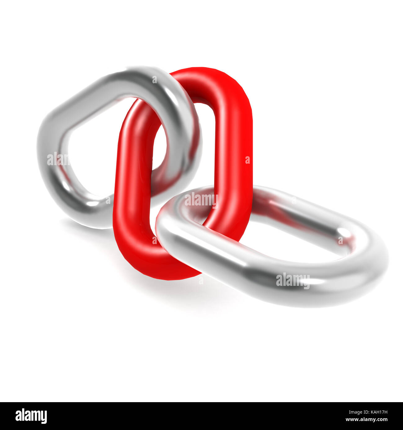Red steel chain Stock Photo - Alamy