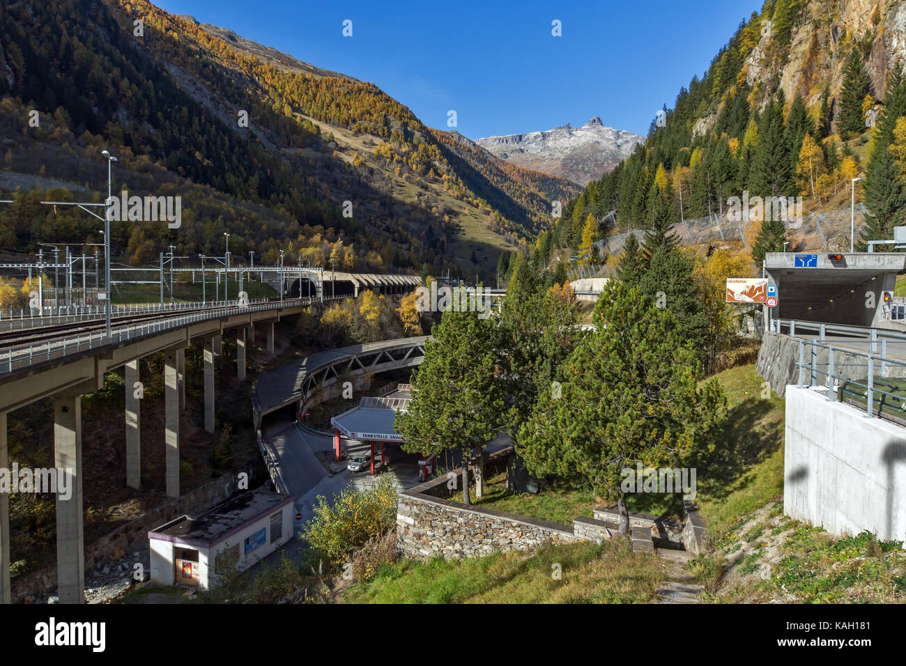 Lotschberg railway hi-res stock photography and images - Alamy