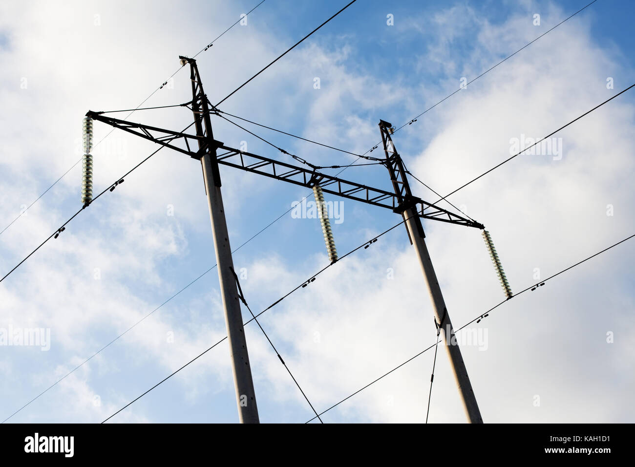 Transmission power line Stock Photo - Alamy