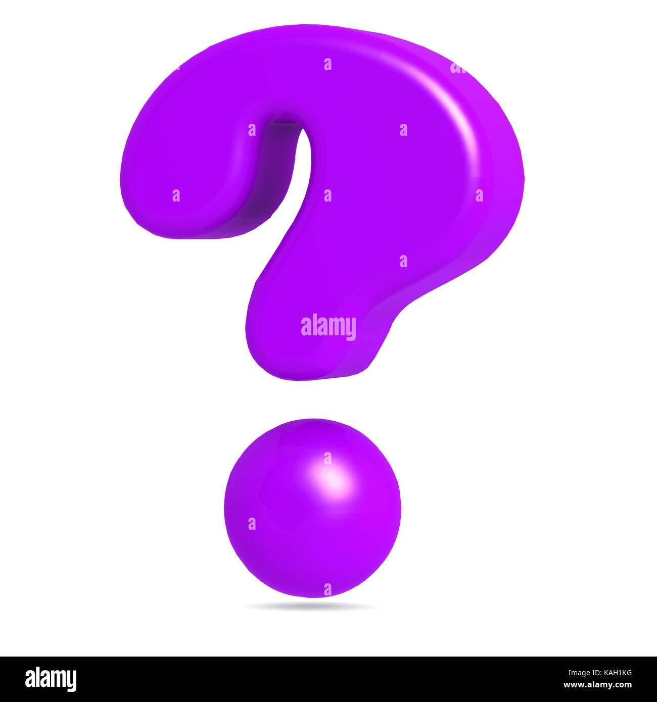 Purple question mark Stock Photo - Alamy