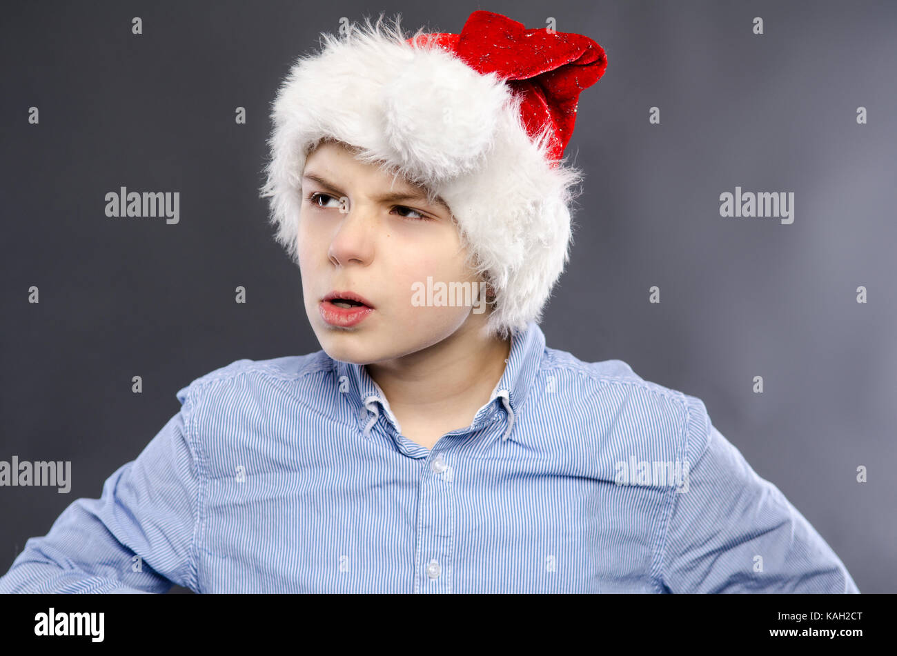 Angry santa hat hi-res stock photography and images - Alamy