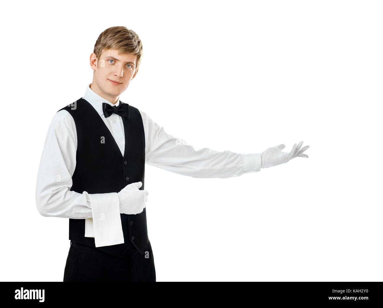 Waiter restaurant Cut Out Stock Images & Pictures - Alamy