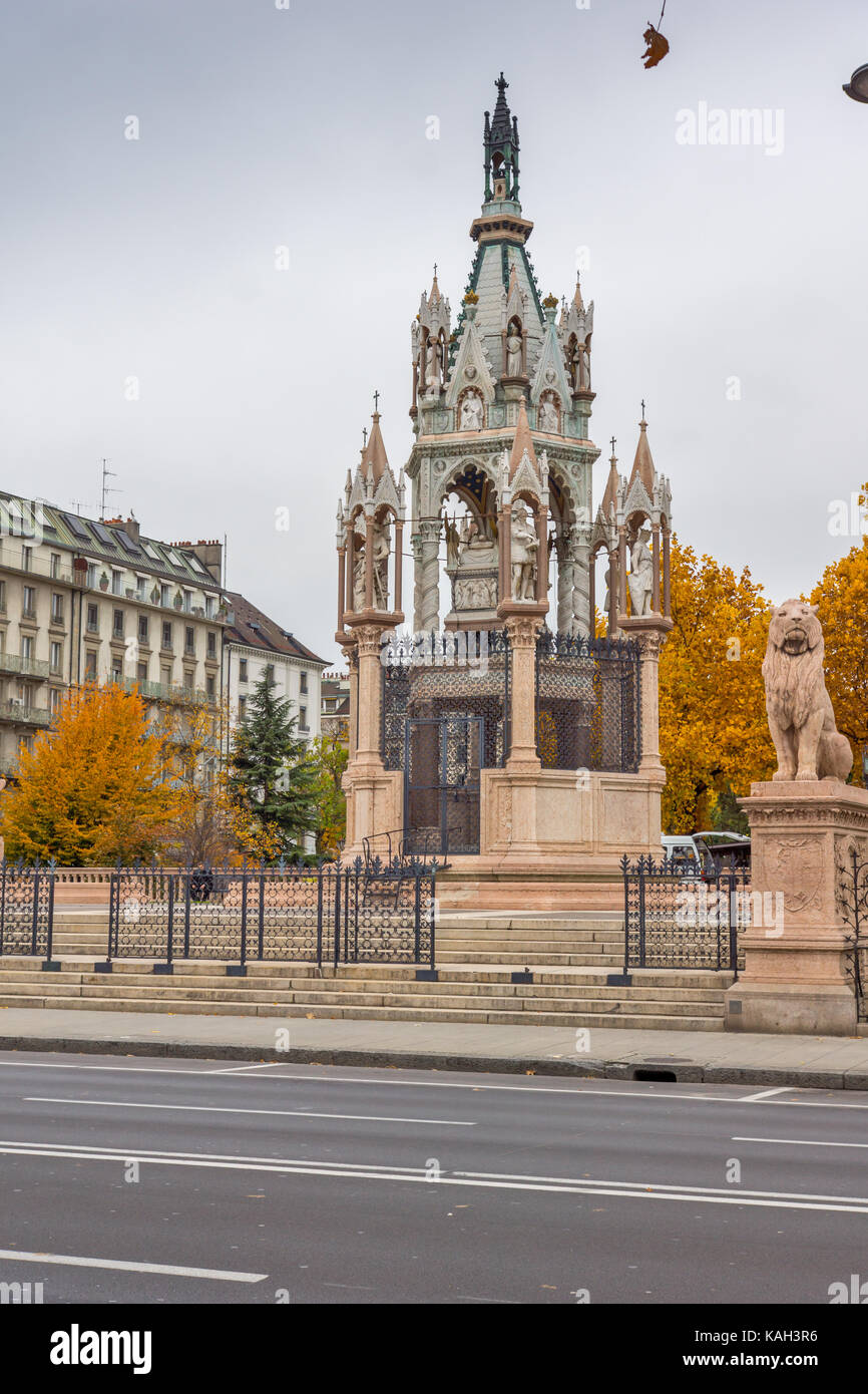Brunswick Monument and Mausoleum in Geneva, Switzerland Stock Photo - Alamy