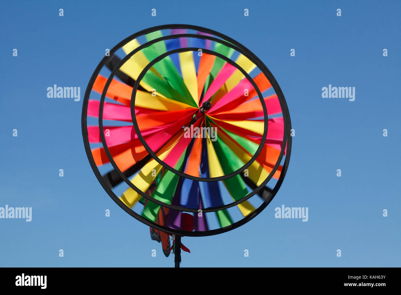 Multicolored Windspell, Wind Wheel, Pin Wheel, Garden Wheel Stock Photo ...