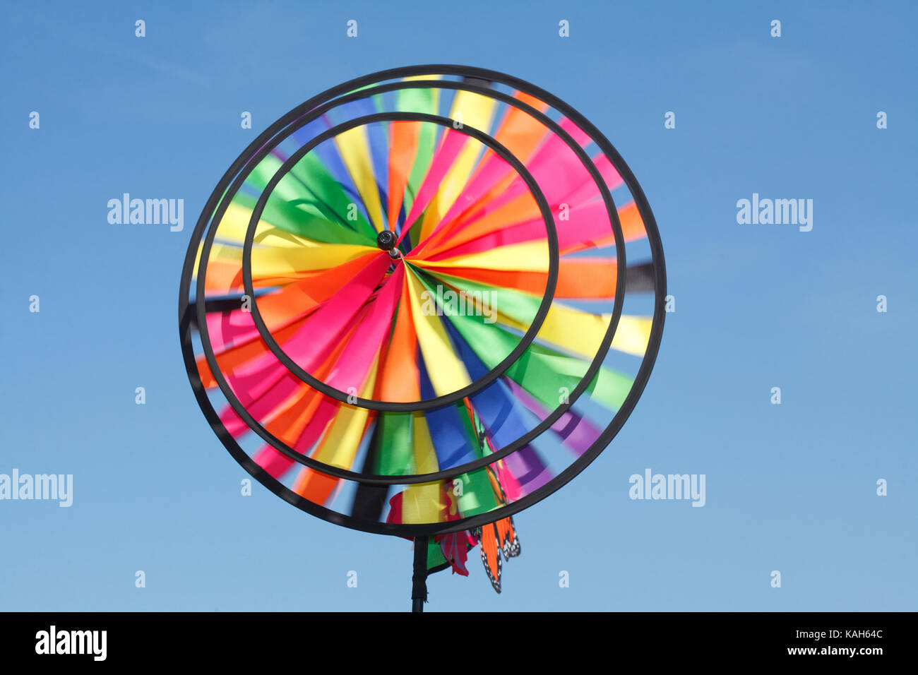 Multicolored Windspell, Wind Wheel, Pin Wheel, Garden Wheel Stock Photo ...