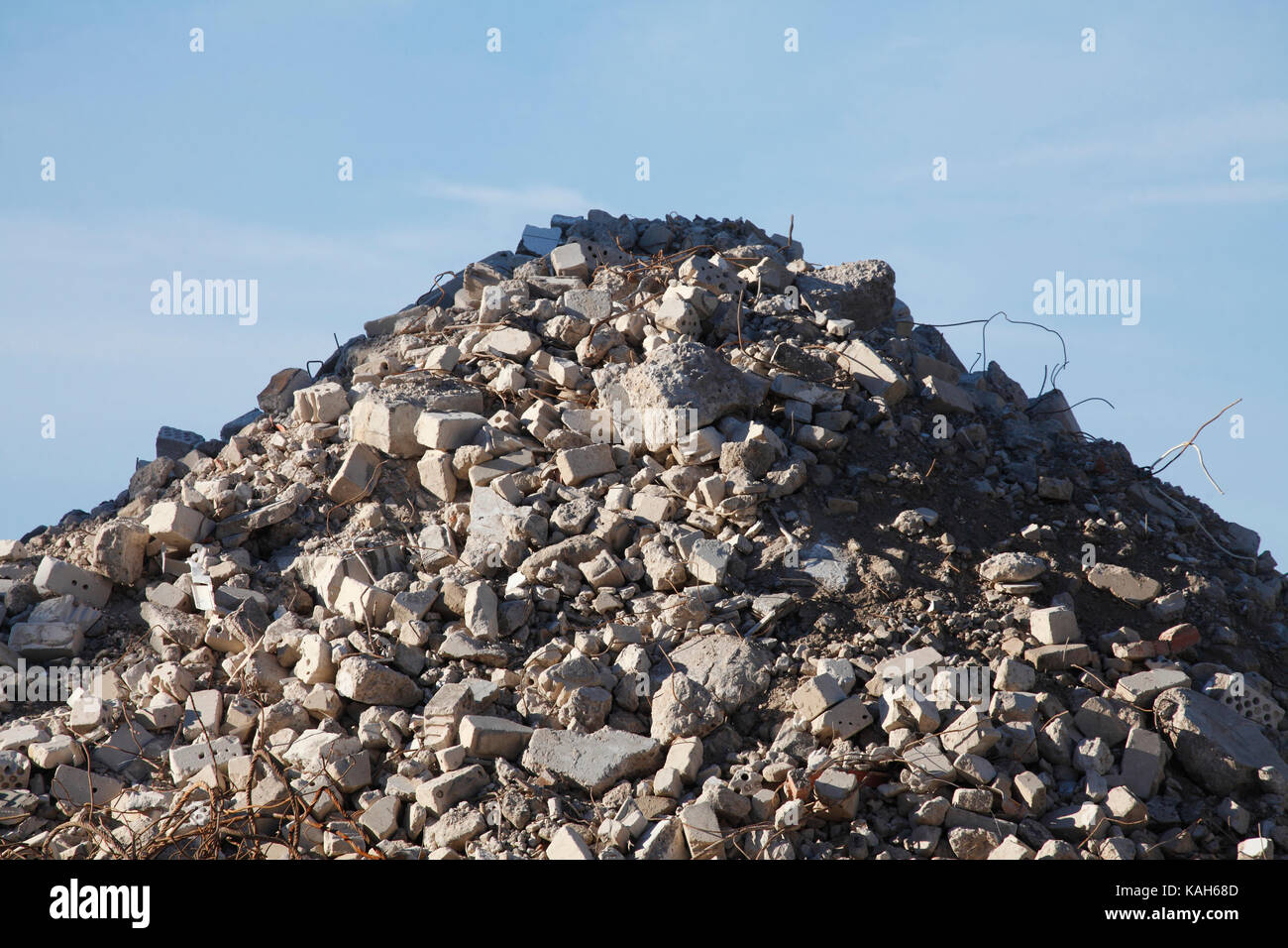 heaps of rubble, stones from a Demolition house Stock Photo - Alamy