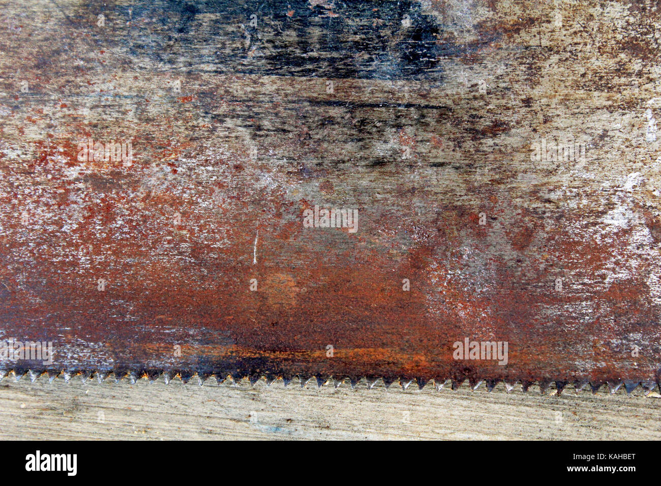 old wood saw rusted Stock Photo - Alamy