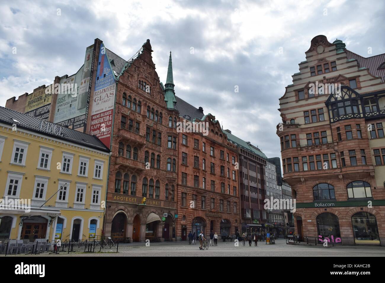 Stortorget Buildings, Malmo Stock Photo - Alamy