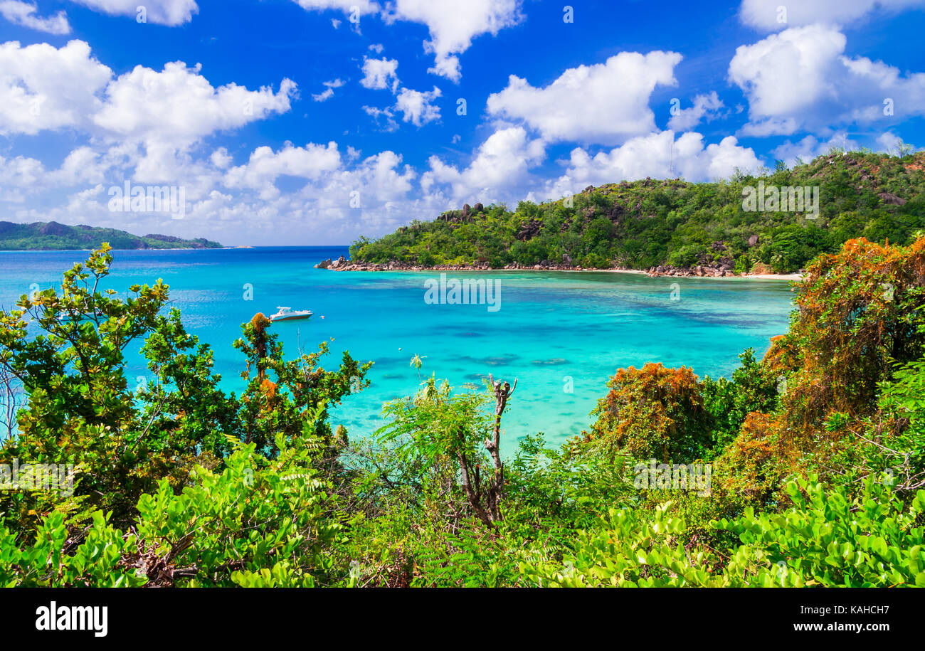 Seychelles landscape hi-res stock photography and images - Alamy