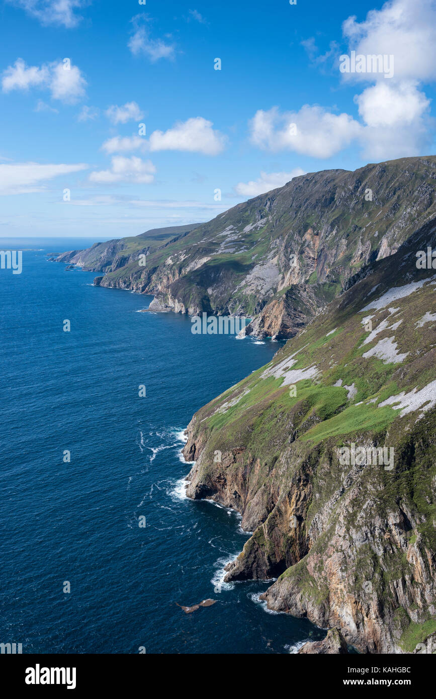 Slieve League, Europe's highest cliff, County Donegal, Ireland Stock ...