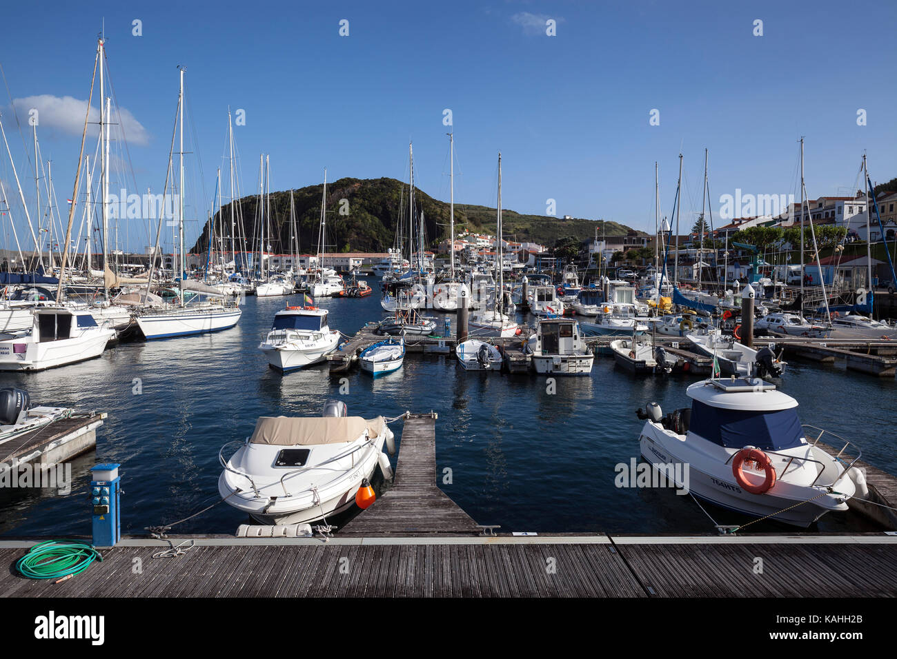 Azores Faial Island Horta Marina Stock Photos & Azores Faial Island ...