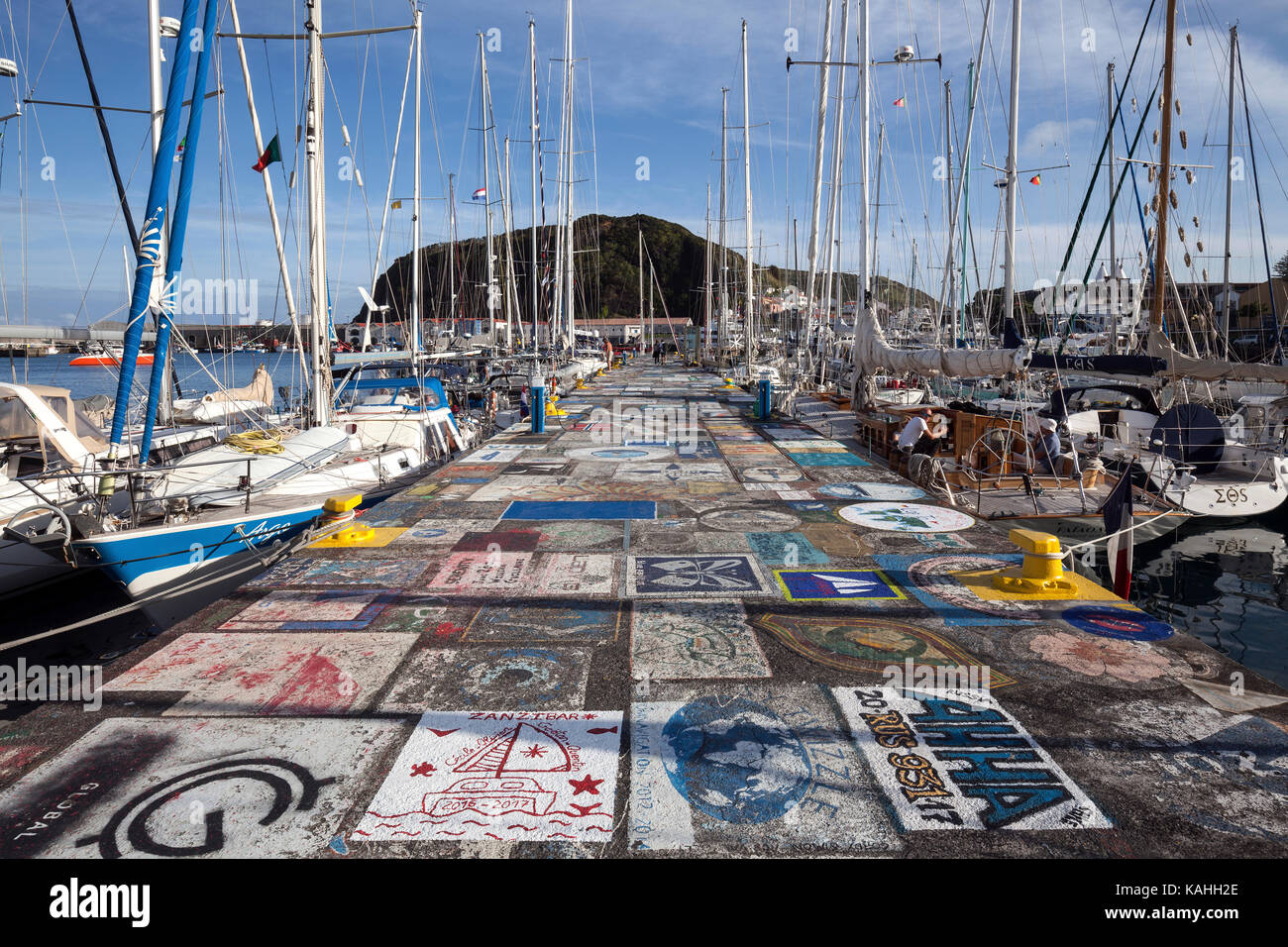 Azores faial island horta marina hi-res stock photography and images ...