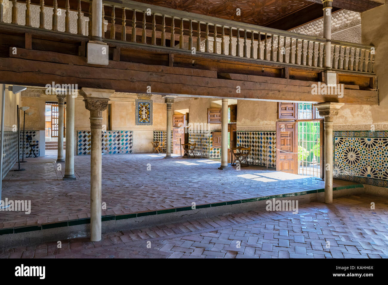 Mexuar, Palacios Nazaries, Nasrid palaces, Alhambra, Granada, UNESCO ...