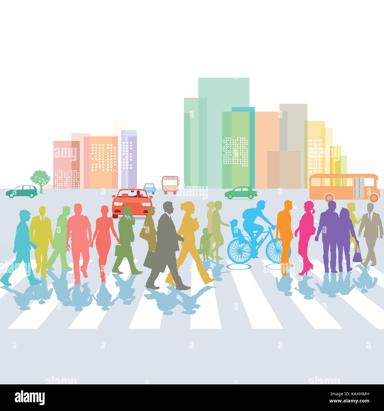 Pedestrian Stock Vector Images - Alamy