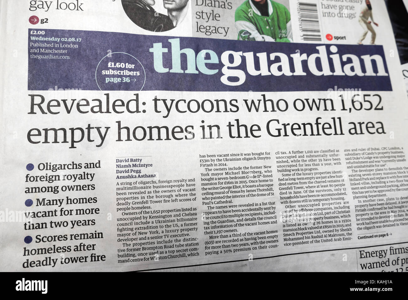 "Revealed: tycoons who own 1,652 empty homes in the Grenfell area ...