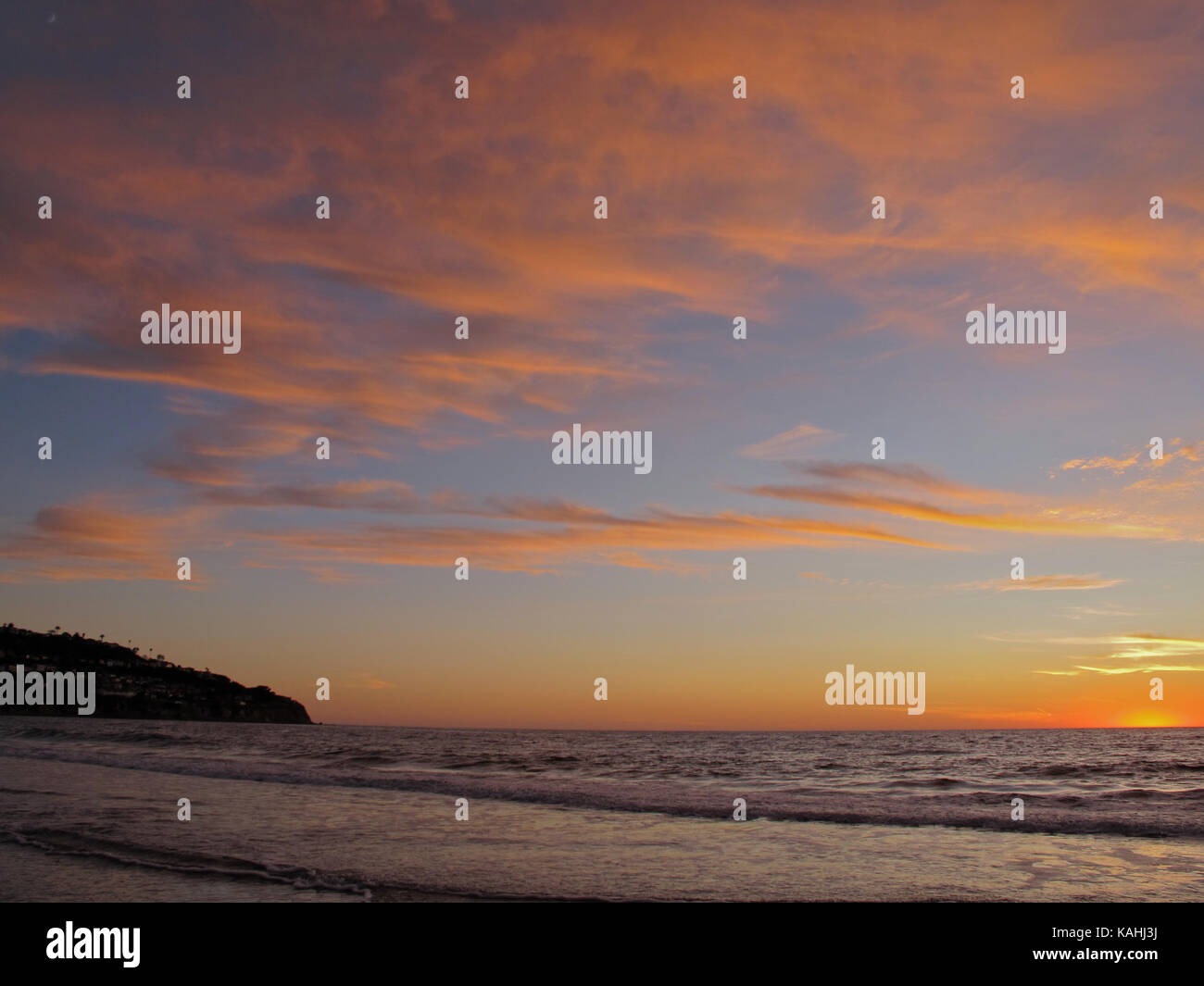 Sunset, Torrance Beach, Los Angeles, California Stock Photo - Alamy