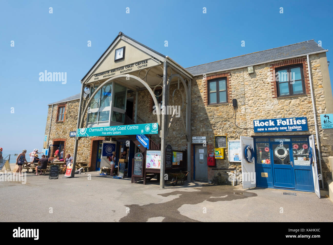 Charmouth Heritage Coast Centre, DOrset, UK Stock Photo - Alamy