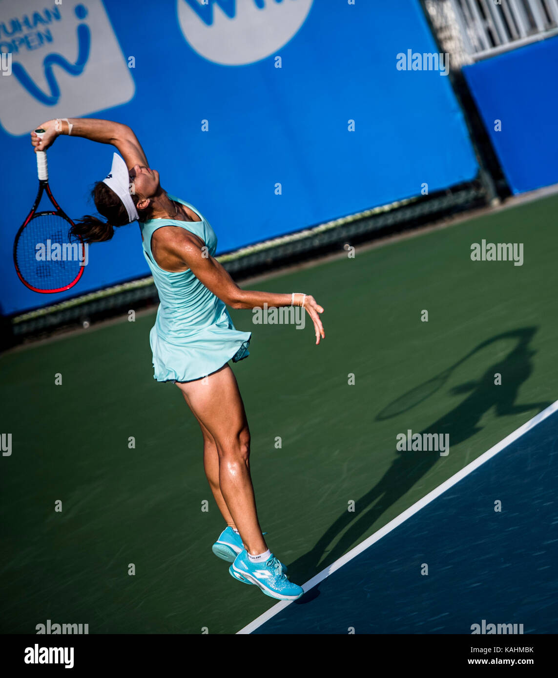 Wuhan, China. 26th Sep, 2017. Varvara Lepchenko of the United States ...