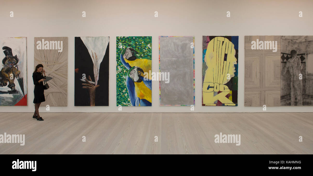 Sensation exhibition damien hirst hi-res stock photography and images - Alamy