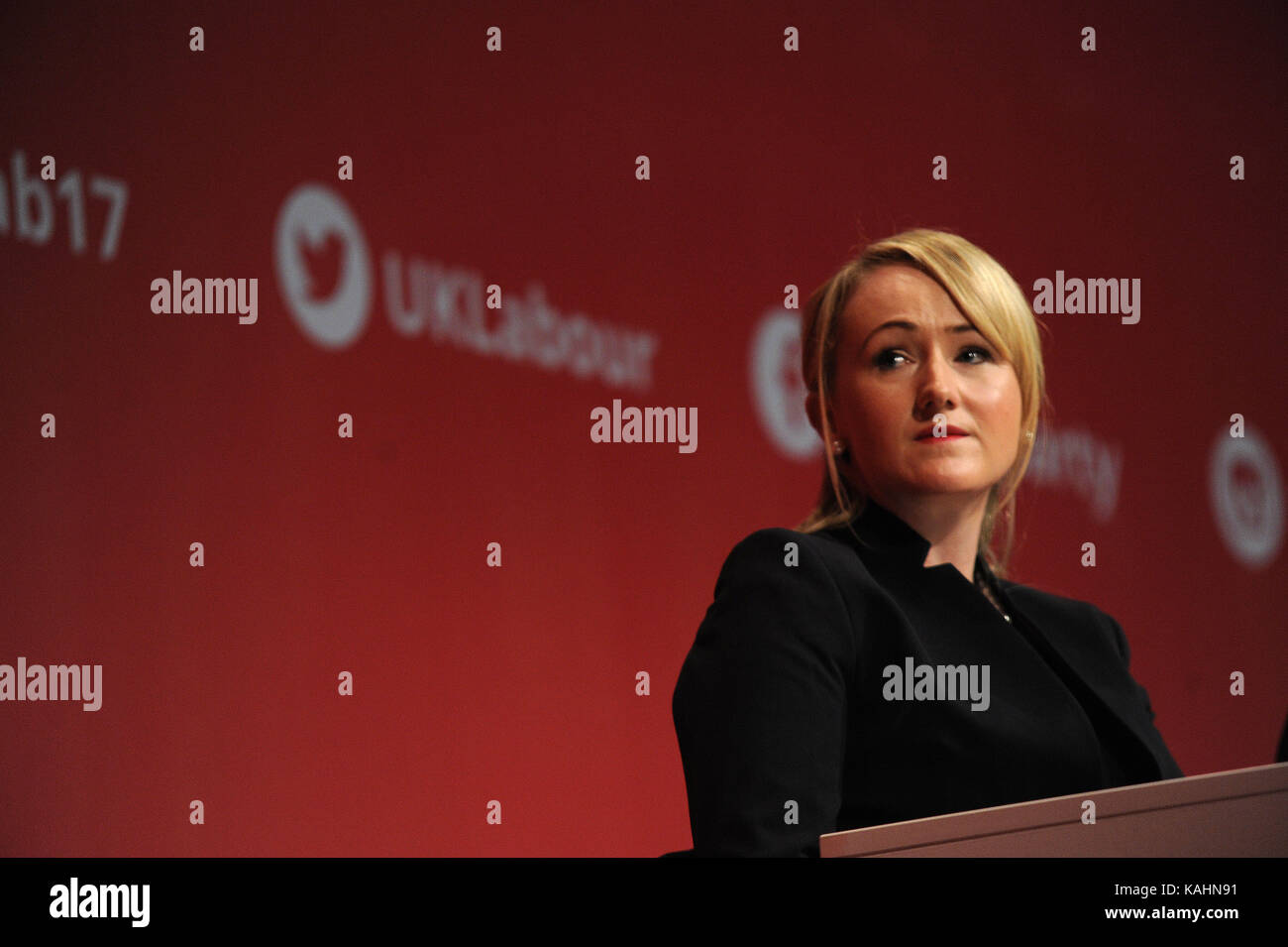 Brighton, UK. 26th Sep, 2017. Rebecca Long-Bailey, Shadow Secretary of ...