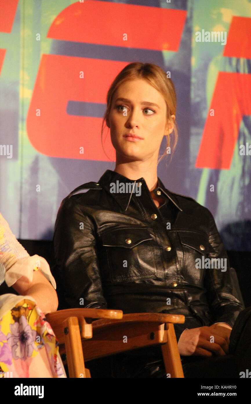 Mackenzie Davis 09/24/2017 "Blade Runner 2049" Press Conference held at ...