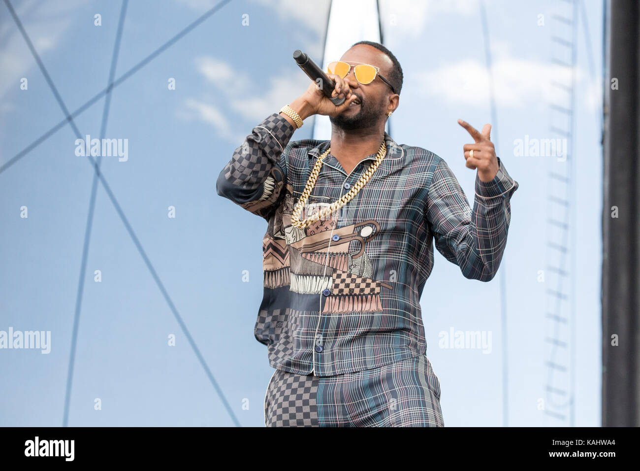 Las Vegas, Nevada, USA. 23rd Sep, 2017. JUICY J (JORDAN HOUSTON) during ...